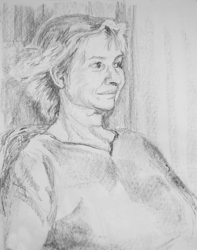 Life drawings of people